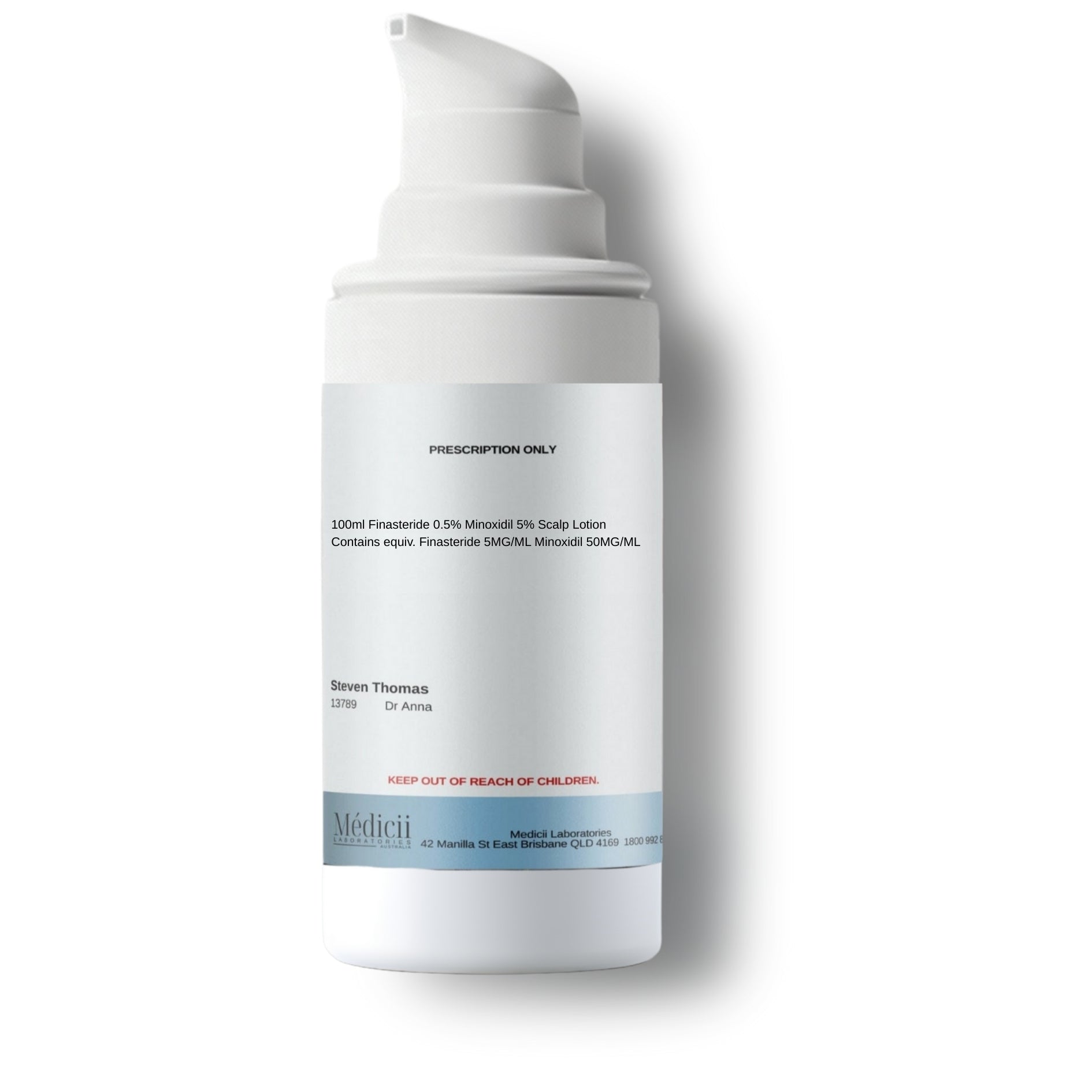 Finasteride 0.5% Minoxidil 5% Scalp Lotion