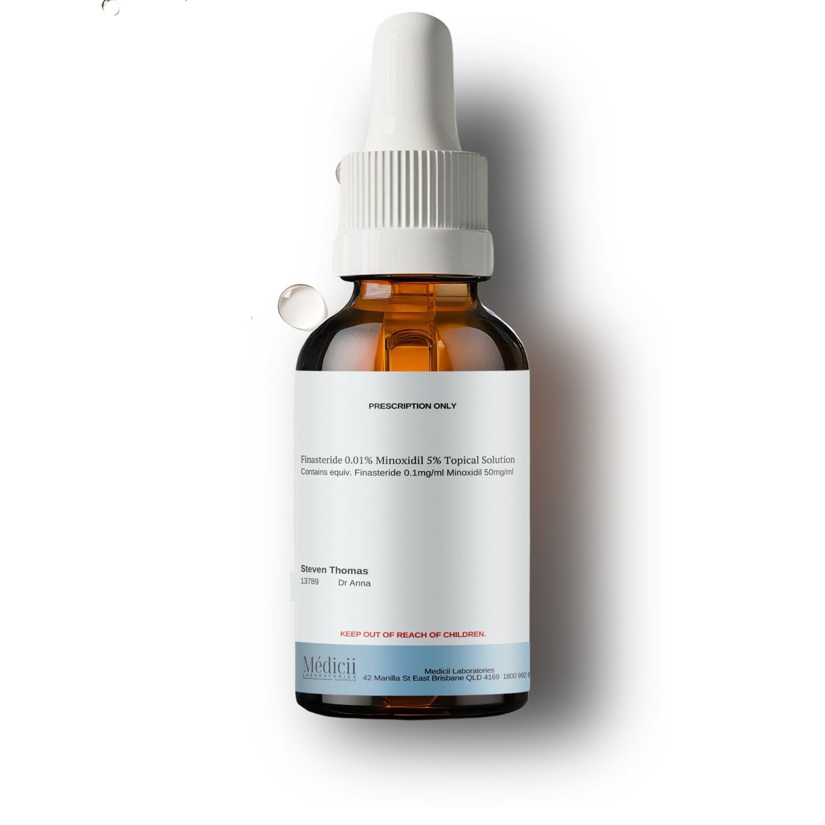 Finasteride 0.01% Minoxidil 5% Topical Liquid